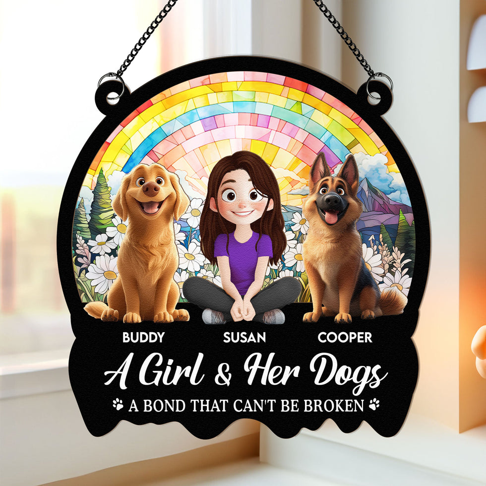A Bond That Can't Be Broken - Personalized Window Hanging Suncatcher O ...