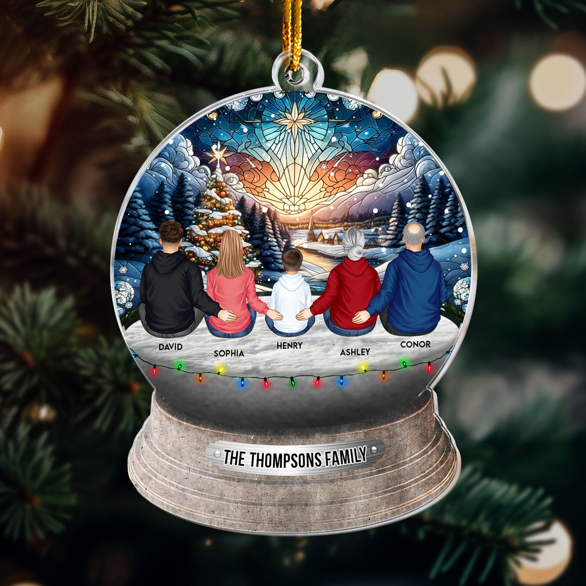 Family, Friends Christmas Time - New Version - Personalized Acrylic Or ...