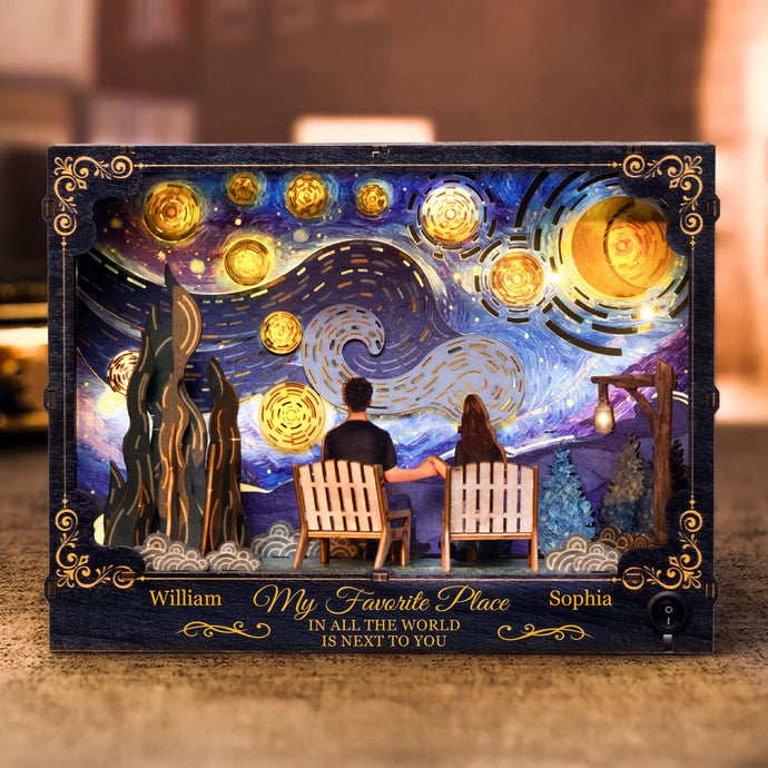 My Favorite Place In All The World Is Next To You - Personalized DIY B ...